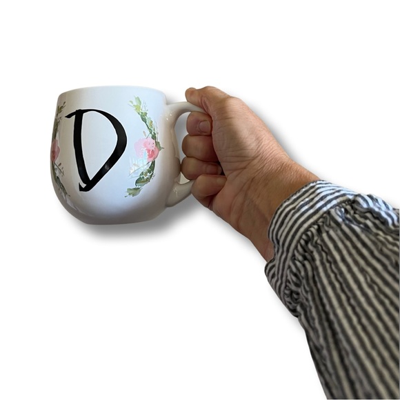 Prima Design | Dining | Prima Design White Mug With Initial D Holds 6 ...